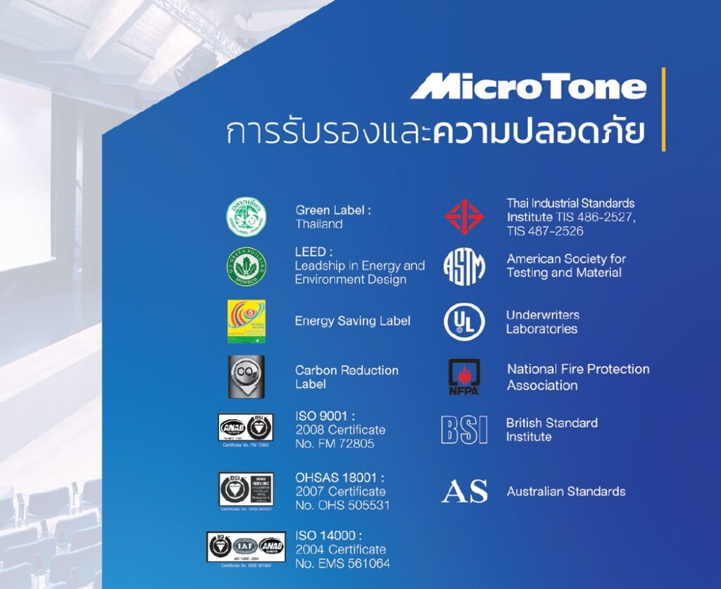 ฉนวนใยแก้ว MicroFiber MicroTone